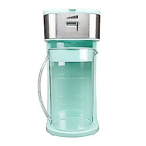 LAVO HOME Iced Tea & Iced Coffee Maker Brewer with Strength Selector, Loose Tea Filter and 64 Oz Capacity Pitcher (Blue) - Perfect For Custom Fruit Tea