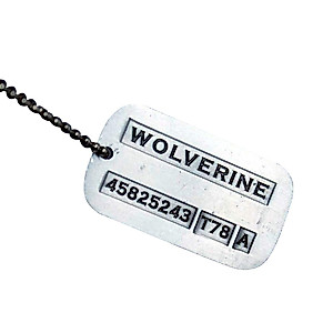 Tojwi Male Cool Kpop X-men Wolverine Necklace Vintage Weapon-X Dog Tags Pendant - Fashion Design