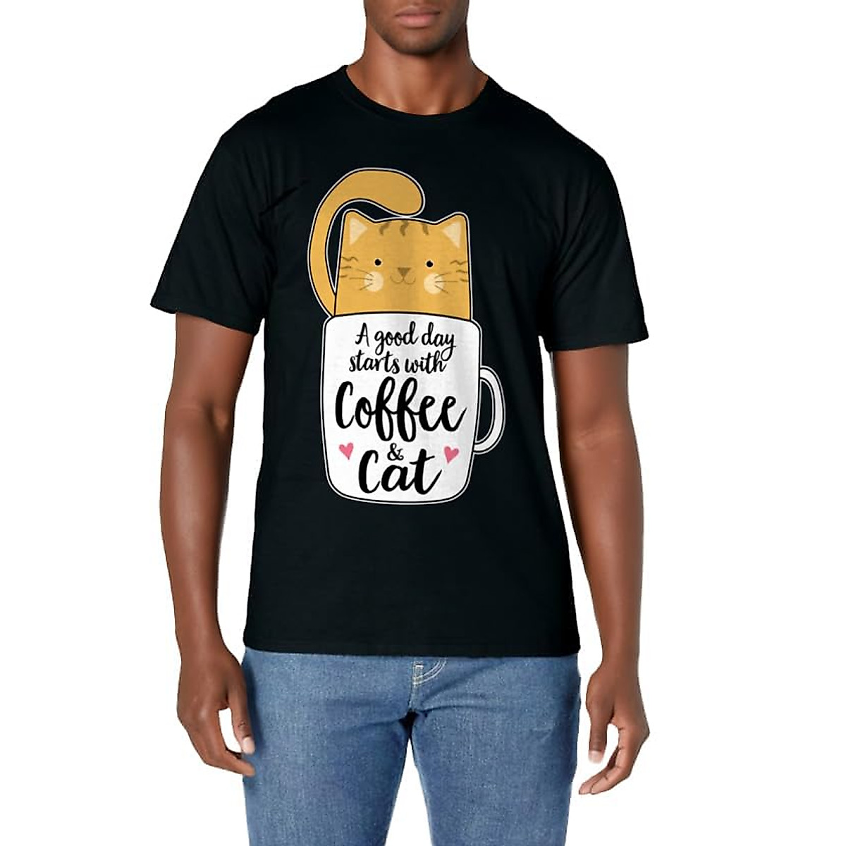 Funny Orange Cat Coffee Mug Cat Lover T-Shirt