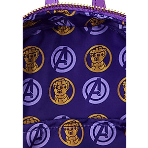 Loungefly Marvel Shine Thanos Gauntlet Mini Backpack Standard