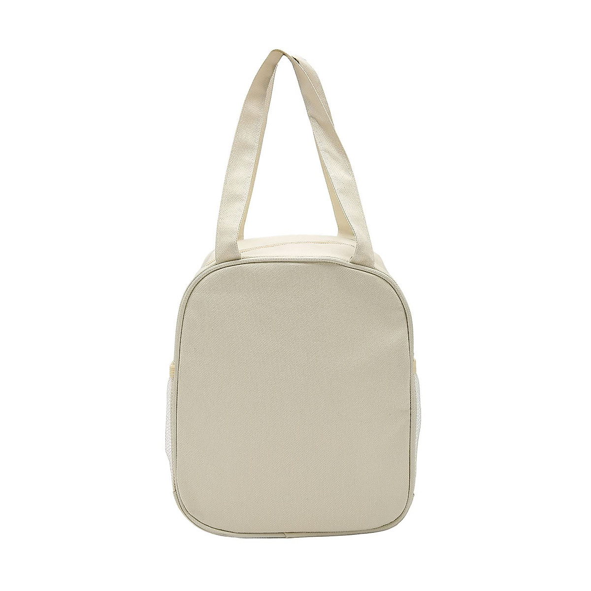 Atyhao Cute Lunch Bags, Cartoon Pattern Kawaii Lunch Box Oxford Cloth PU Keep Warm Thicken Aluminum Foil for Picnic (Beige Milk Tea Bear)