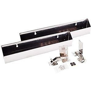 Hardware Resources TOSS14S-R Shallow Sink Tipout Tray Pack, Stainless Steel