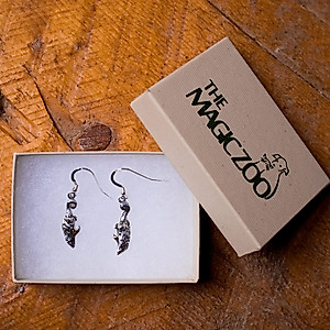 The Magic Zoo Sterling Silver Possum Earrings for Women - Handcrafted in the USA Opossum Gifts - Possum Gifts
