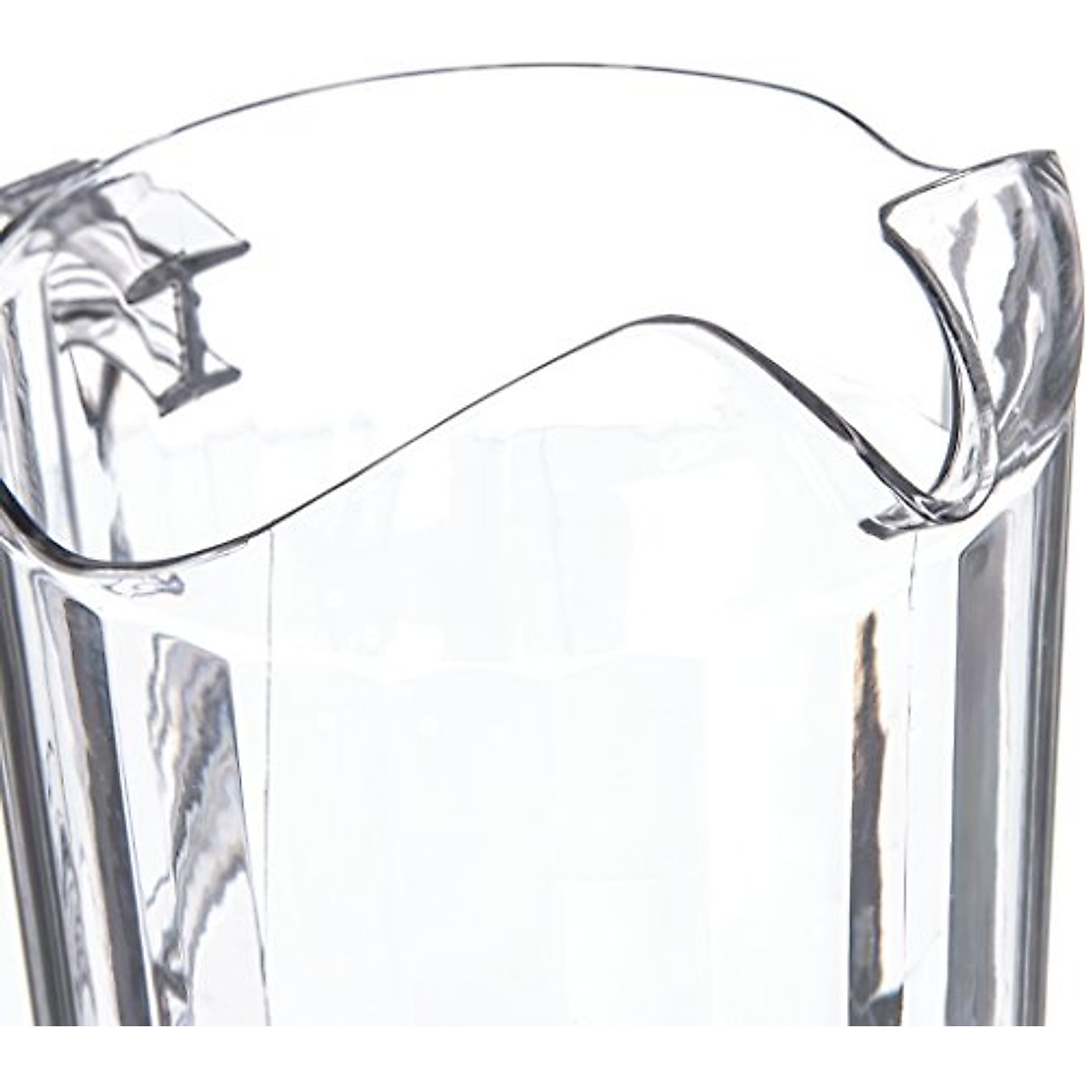 Carlisle FoodService Products Versapour Clear Pitcher Tall Pitcher for Restaurants, Catering, Kitchens, Plastic, 60 Ounces, Clear, (Pack of 6)