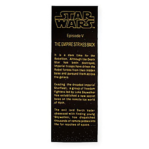 Star Wars: The Empire Strikes Back Title Crawl Printed Area Rug | Indoor Floor Mat, Accent Rug For Living Room and Bedroom, Home Decor For Kids Playroom | Movie Gifts And Collectibles | 27 x 77 Inches