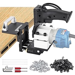 Mortising Jig 2 in 1 Invisible Fastener Slotting Bracket Mortise and Tenon Jig for Router Woodworking Slotting Locator Wood Router Base for Woodworking Furniture Splicing