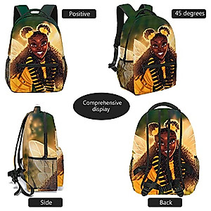 yalinan Girls Backpack Set for School with Insulated Lunch Bag Cute Kawaii School Bag Set for Teens