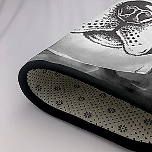 Boston Terrier Area Rug Living Room Kitchen Bedroom Sofa Bedside Carpet Floor Mats 72"X48"