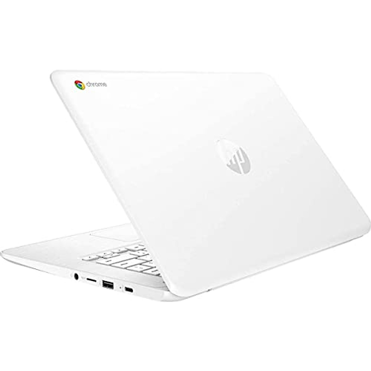 HP 14 14" HD Chromebook, Intel Celeron N3350 Dual-core, Intel HD Graphics 500, 4GB RAM 32GB eMMC, Bluetooth, Built-in Webcam, HDMI, Chrome OS, Snow White