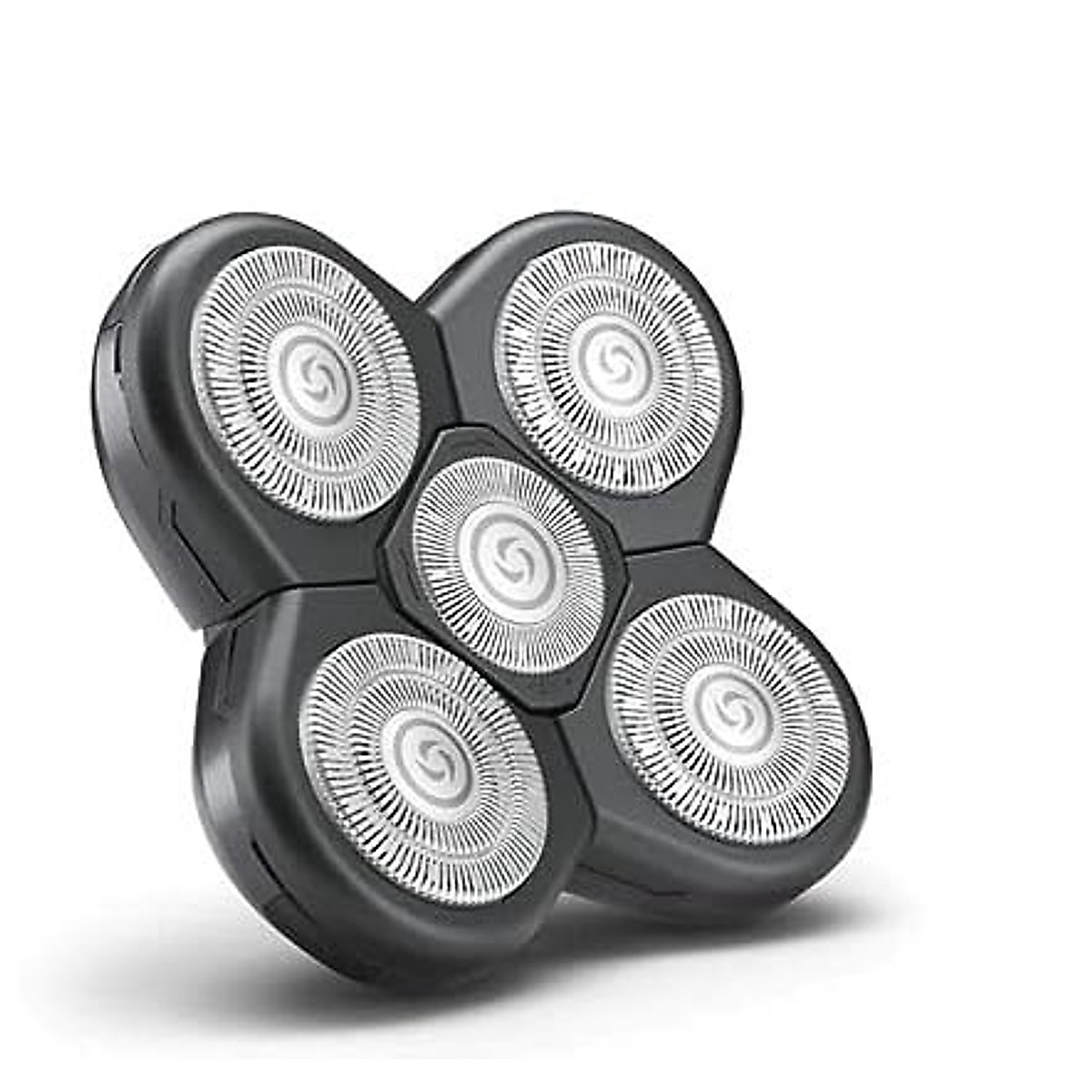 Jacler 5 Head Shaver Heads, Shaver Blade Heads Shaver Replacement for Electric Razor Shaving Bald Tool, Head and Face Electric Waterproof Razor Shaver Head