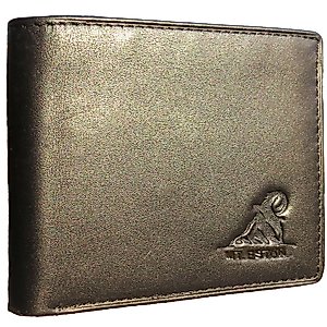 Mt. Eston RFID Blocking Trifold Bifold Mens Wallet, 18 Pocket Extra Capacity