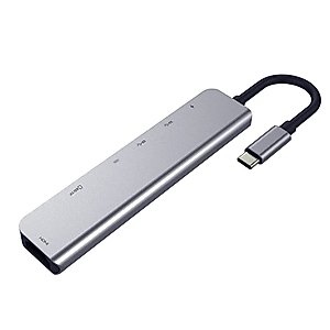 8-in-1 USB C Hub Type-C 3.1 to 4K HDMI-Compatible RJ45 USB SD/TF Card Reader PD Fast Charge USB Dock for MacBook Air Pro PC HUB