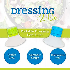 Evriholder Dressing 2 Go, 3 PACK, Colors May Vary, 3