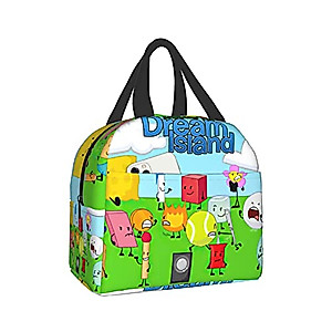 Battle For Bfdi Lunch Box Insulation Bags Suitable For Packed Lunches For Teenager