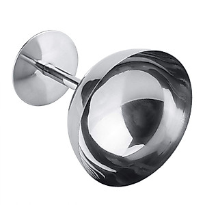 Haofy Ice Cream Cups, Fruit Bowl, Stainless Steel Ice Cream Bowls Resuable Dessert Mousse Cups Dessert Dish for Serving Ice Cream Salad Fruit Pudding(Tall feet)