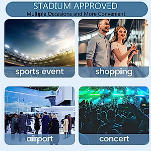 Stadium Approved Clear Water Proof Fanny Pack Waist Bag with Adjustable Strap, Festivals, Hiking, Concerts and Travel - Pink