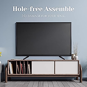 TV Stand Compatible with Samsung 32 inch Class FHD (1080P) Smart LED TV, TV Stand Legs for Samsung TV Stand Base Replacement UN32J5205AF (Black)