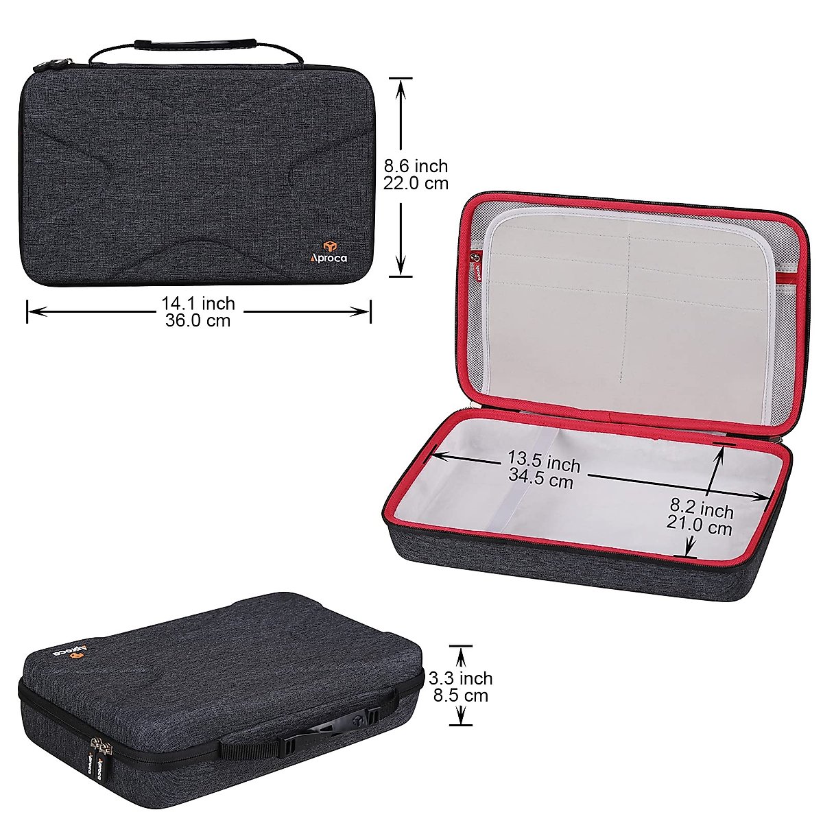 Aproca Hard Travel Storage Case, for AKAI Professional MPK Mini MK3 / Mini Play USB MIDI Keyboard Controller