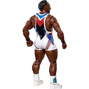 Mattel WWE Elite Collection Action Figure & Accessories, Series #98 Big E 6-inch Collectible with 25 Articulation Points & Swappable Hands