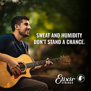 Elixir Strings, Acoustic Guitar Strings, Phosphor Bronze with NANOWEB Coating, Longest-Lasting Rich and Full Tone with Comfortable Feel, 6 String Set, 3 Pack, Medium 13-56