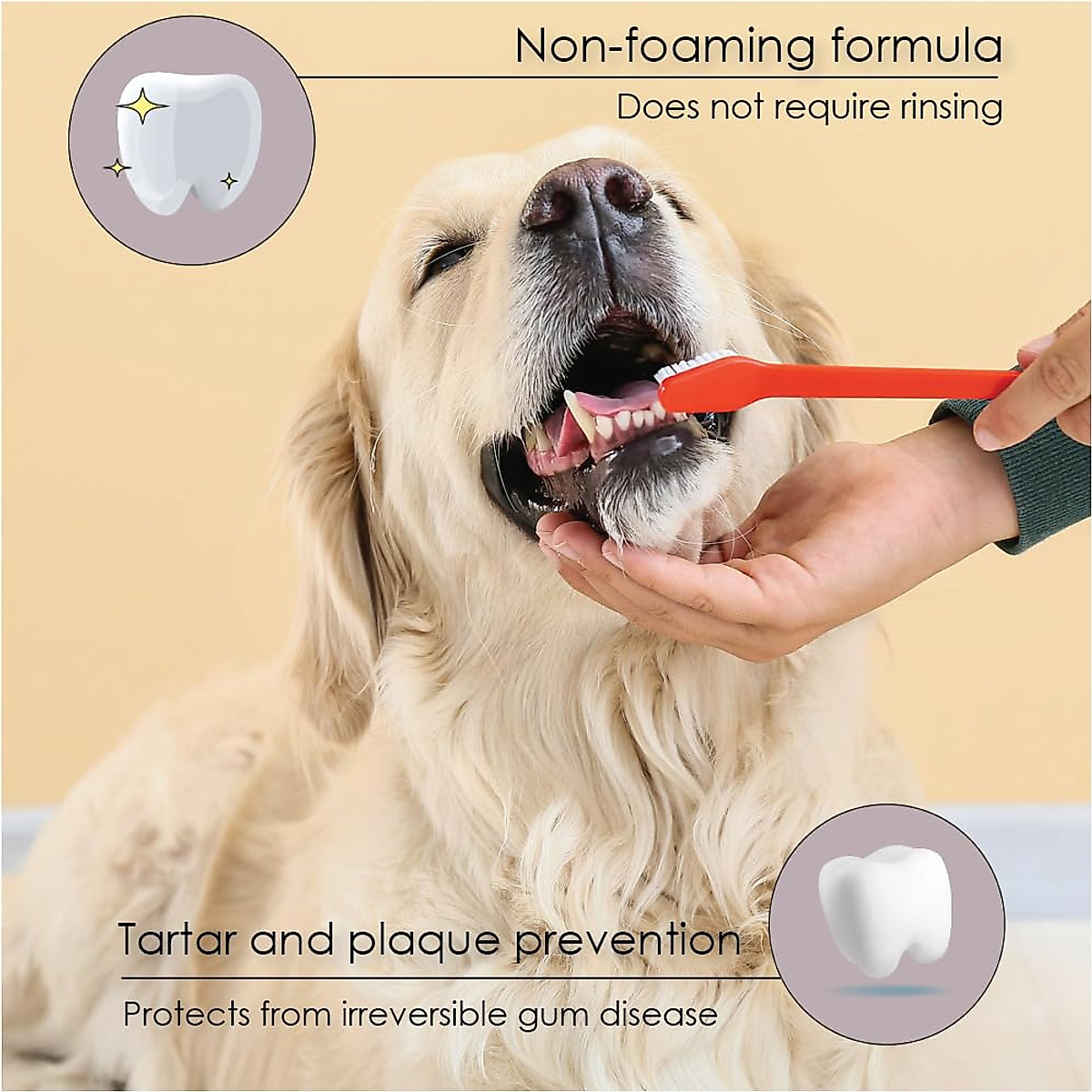 Ora-Clens Advanced Enzymatic Toothpaste – Safe and Natural Dog Oral Care Toothpaste – Freshens Breath, Fights Plaque and Reduces Tartar – Tasty Peanut Butter Flavor – 3 Oz