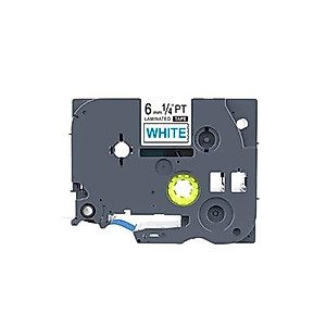IDIK 1PK Blue on White Standard Laminated Label Tape Compatible for Brother P-Touch TZe-213 TZ213 TZe213(6mm x 8m)