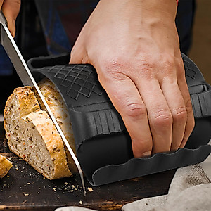 Kichvoe Mini Oven Gloves 2Pcs Silicone Finger Guards Cooking Pinch Mitts Potholder for Kitchen Cooking Cutting Baking