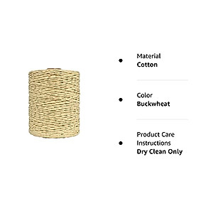 Natural Cotton Raffia Yarn Buckwheat Crochet Summer Sun Hat Yarn,Beach Bag Yarn,Rayon Raffia Crochet Yarn,Crochet Straw Knit Yarn,Knitting Materials,280 Meters/306 Yards