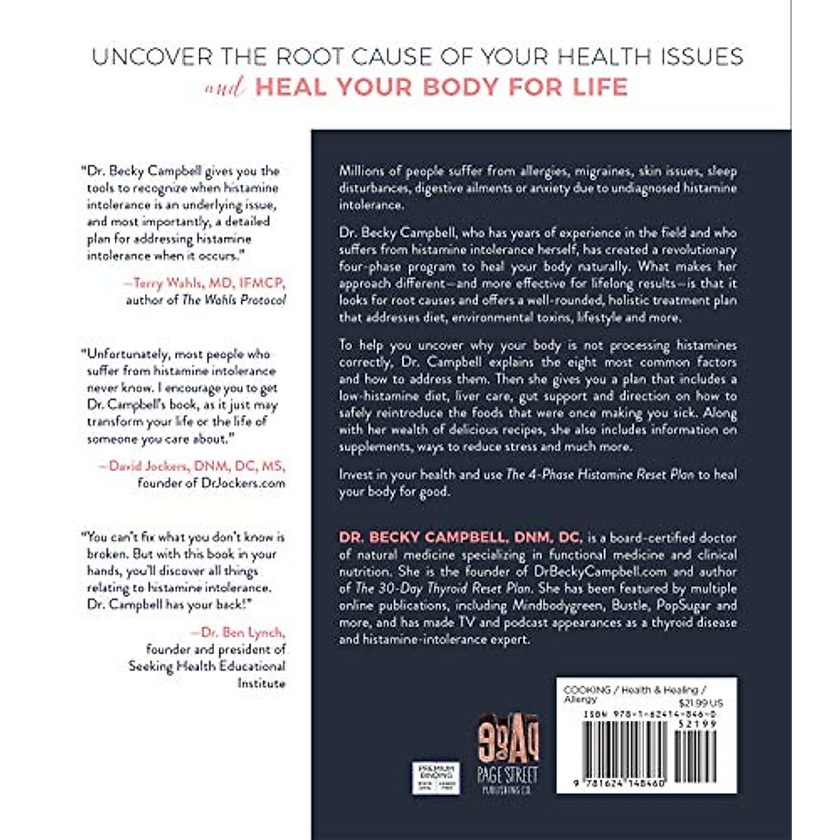 The 4-Phase Histamine Reset Plan: Getting to the Root of Migraines, Eczema, Vertigo, Allergies and More