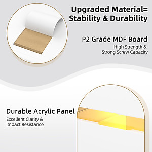 VINGLI White Nightstand with Charging Station, Led Nightstand, 3 Drawer Nightstand, Smart Nightstand, Wood Nightstand, Acrylic Nightstand Bedroom, Modern Nightstand,Bedside Table,End/Side Table