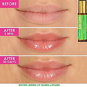 Lip Balm - Roller Ball, Original Lip Balm for Dry Cracked Lips, Women & Men, Lip Balm Gloss, Lip Moisturizer, Natural Lip Balm for Men, Lip Care Products for Lip Repair- Watermelon Lip Plum