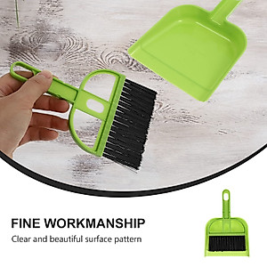 Healifty 12 Sets Dustpan Hand Broom and Shovel Small Broom Dustpan Set and Broom Dustpan Set and Brush Set