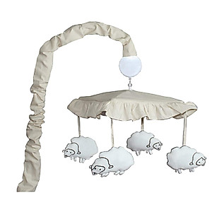 BabyFad Sheep Lamb 9 Piece Baby Crib Bedding Set 100% Cotton