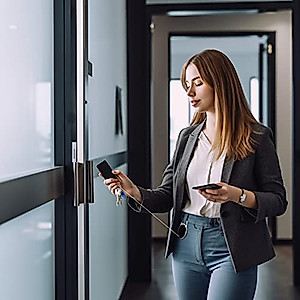 pasezenn 4 Pack Retractable Pen Pencil Holder with 24” Steel pull Cord, Ideal for Nurses, Carpenters, Mechanics, Architects, Office Workers