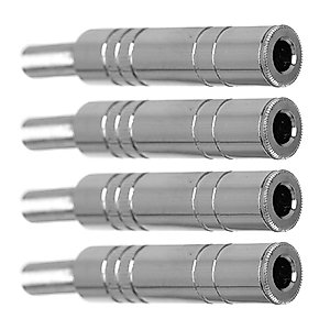 CESS 6.35mm 1/4 Inch Stereo TRS Female Connector Jack (jcx) (4 Pack)