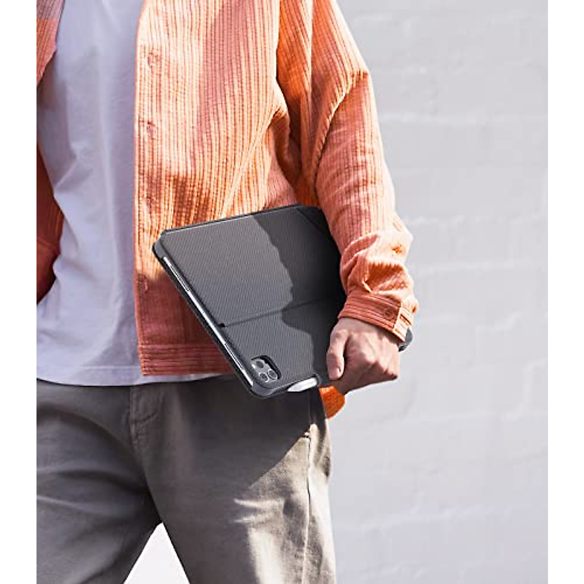 CHESONA Magnetic Detachable iPad Pro 12.9-inch (6th gen - 2022) Keyboard Case, Multi-Touch Trackpad, 7-Color Backlit, Magnetic Bluetooth Keyboard with Kickstand for iPad Pro 12.9 6th/5th/4th/3rd Gen