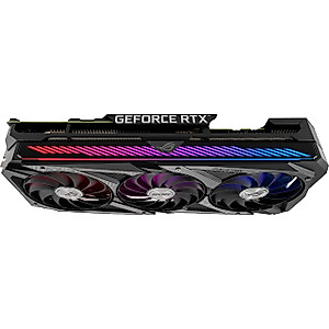 ASUS ROG Strix NVIDIA GeForce RTX 3070 V2 OC Edition Gaming Graphics Card (PCIe 4.0, 8GB GDDR6, LHR, HDMI 2.1, DisplayPort 1.4a, Axial-tech Fan Design, 2.9-Slot, Super Alloy Power II, GPU Tweak II)