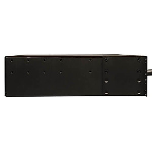 Tripp Lite Monitored PDU, 30A, 16 Outlets (12-C13 and 4-C19), 208/240V, L6-30P, 12 ft. Cord, 2U Rack-Mount Power (PDUMNH30HV),Black