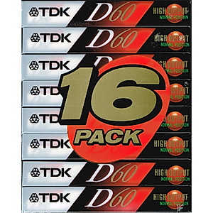 TDK D60 ICE I/Type I Normal Position High Output Audio Cassette Tape