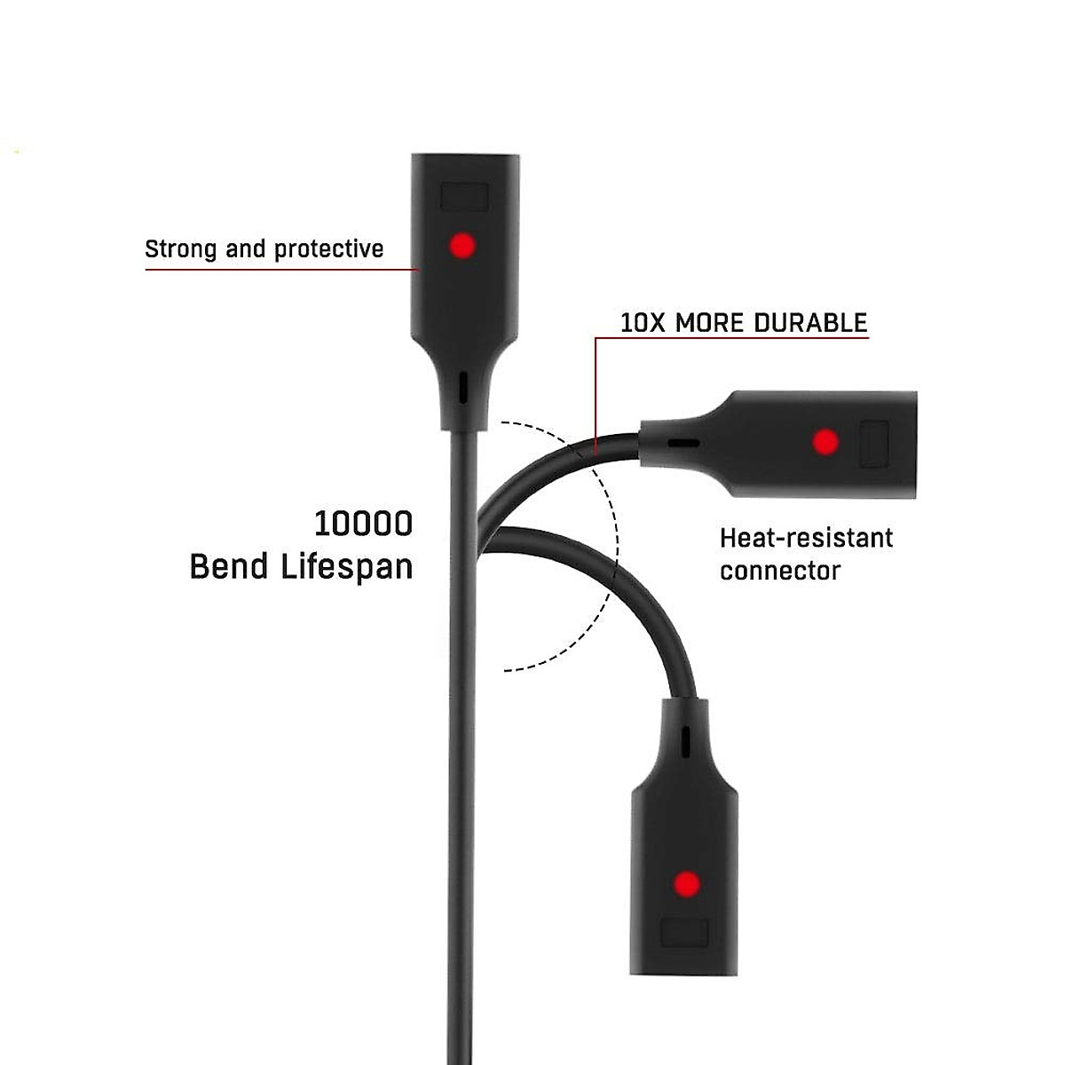 Controller Charger for Nintendo Switch,Switch Joycon Controller Charger Support 2 Joy-Cons & 1 Switch Pro Controller with 5.9FT USB-C Cable