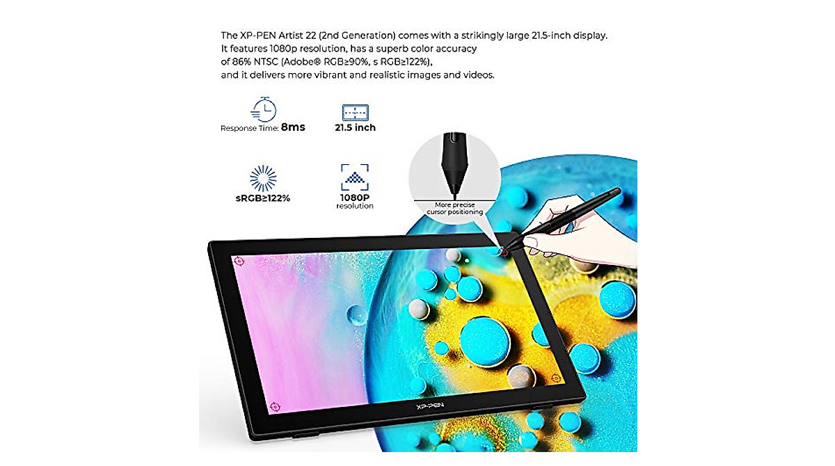 XPPen Artist 22: High-Performance Drawing Tablet