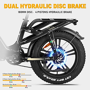 FREESKY Electric Bike for Adults 1200W Motor 48V 20AH Removable Battery Step-Thru up to 28+MPH&90Miles Ebike, 4.0×20” Fat Tires Electric Bicycle with Rear Basket(Latest Release)