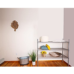 Omega 18" Deep x 60" Wide x 36" High 3 Tier Gray Starter Shelving Unit