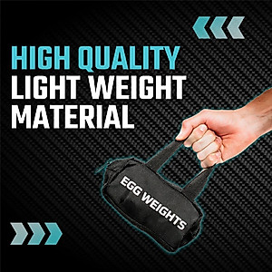 Egg Weights Black Carrying Bag, for Resistance Bands, for Massage Tools, Small Workout Equipment and More for Men and Women