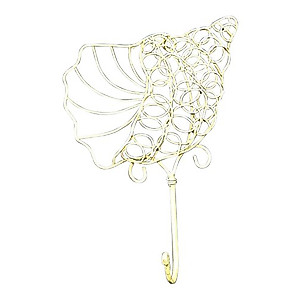 Moby Dick Tropical Island Ocean Conch Shell Wire Wall Hook