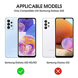 Samsung Galaxy A23 5G Waterproof Rugged Case - Built-in Screen Protector, Dustproof, Shockproof, Heavy Duty Protection (Black)