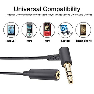 Audio Cable Headphone Extension Cord Compatible with Bose OE/On-Ear/Around-Ear/in-Ear/QuietComfort 15 QC15 QC25 QC35 Headphones (16FT)