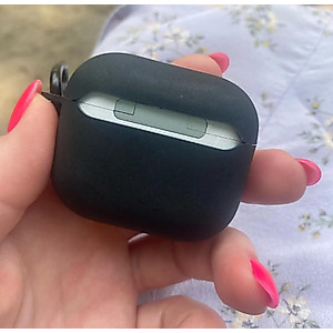 Custom Monogram Airpods Case with Keychain - for AirPods 1/2 / 3 / Pro/Pro 2 - Shockproof Silicone Initials Airpods Case, Gift for her, Women's Unique Personalized Floral Flower Airpod Case Cover