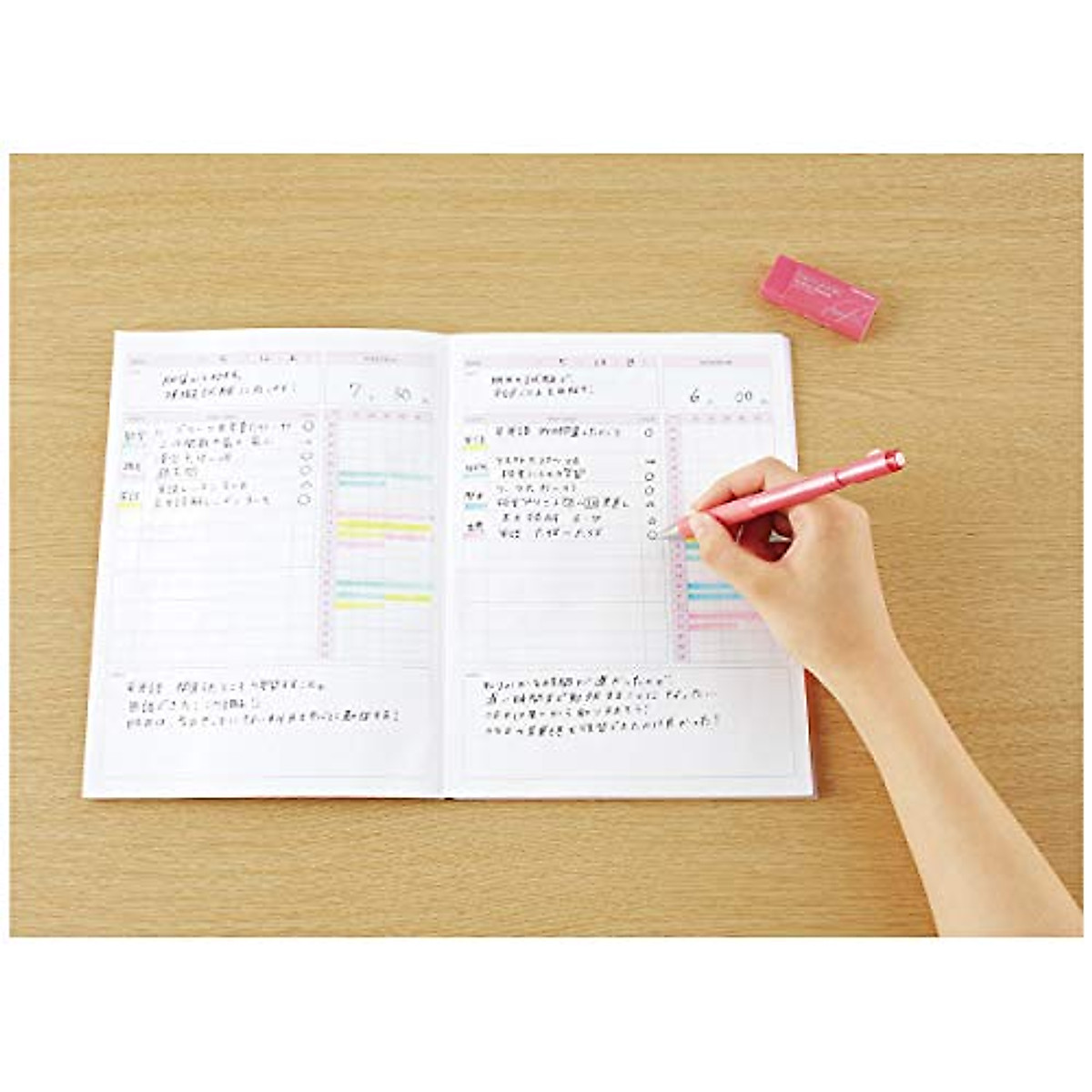 KOKUYO Campus Study Planner Notebook, Daily Ruled, A5, Gray, for 63 Days, Japan Import (NO-Y82MD-M)