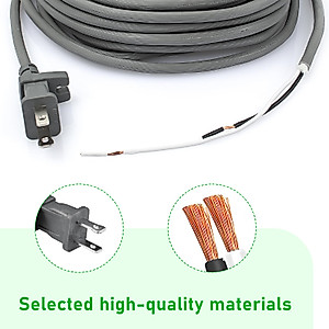 Sxkxm Vacuum Cleaner Power Supply Cord 36ft 17/2 12amp Power Cord Compatible with Biessll Vacuum Cleaner, for All Upright Vacuums Power Cord Replacement